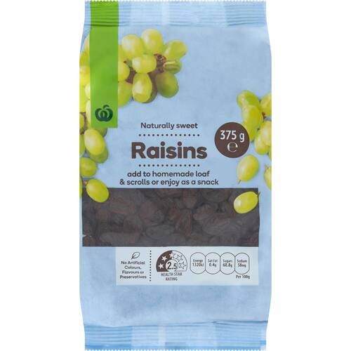 Woolworths Raisins 375g | bunch