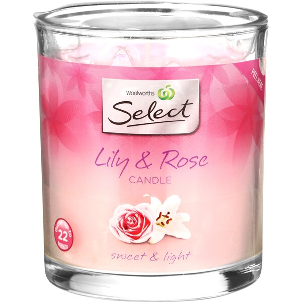 Woolworths Candle Lilly Rose Each | Woolworths