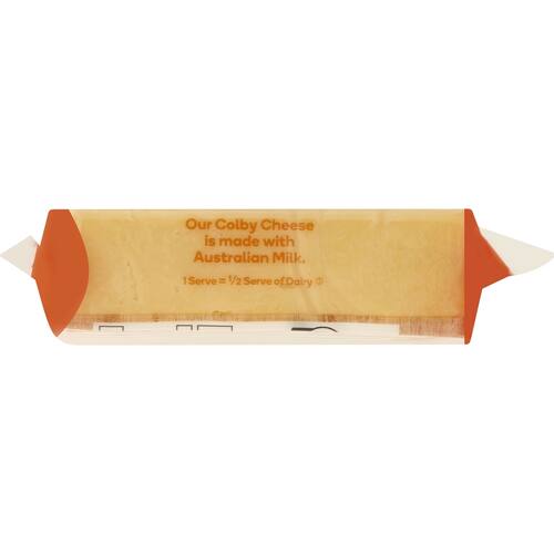 Woolworths Colby Cheese Block 250g | bunch