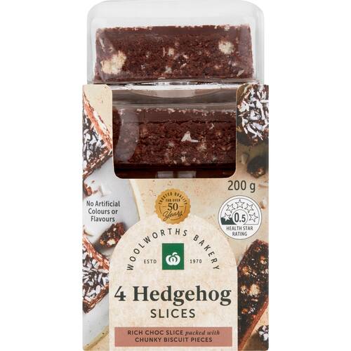 Woolworths Hedgehog Slices 4 Pack | bunch