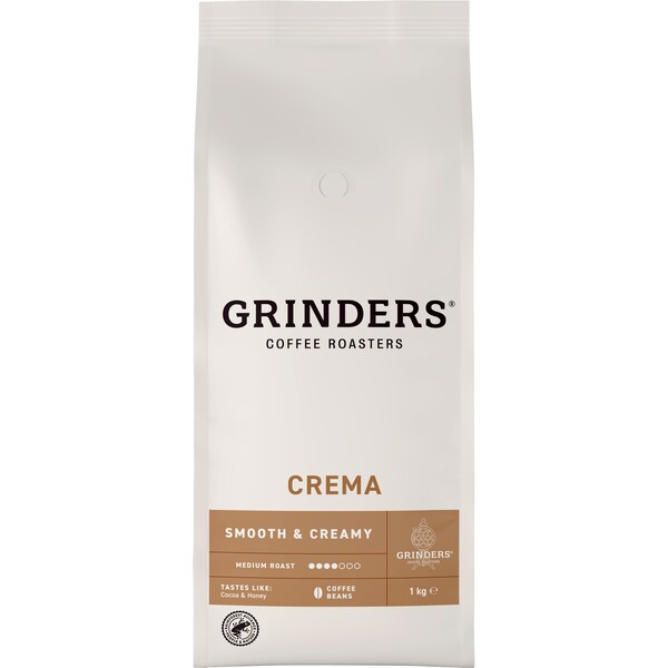 Grinders Crema Coffee Beans 1kg | Woolworths
