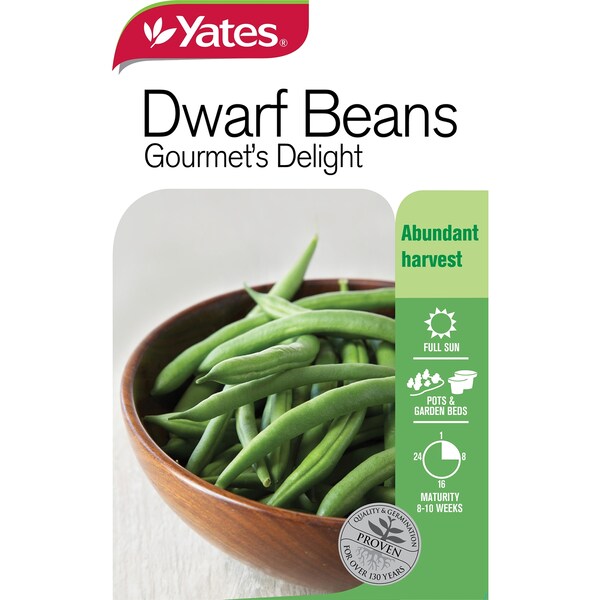 Yates Dwarf Bean Gourmet's Delight Seeds 30g | Woolworths