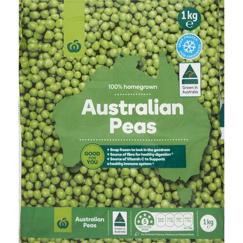 Woolworths Australian Peas 1kg | bunch