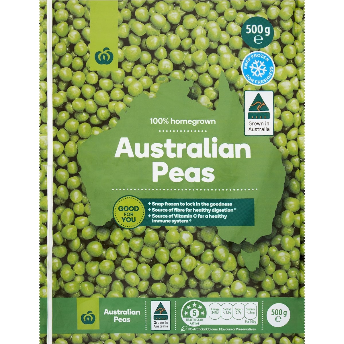 Woolworths Peas 500g | bunch