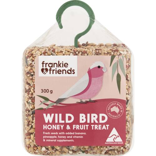 Frankie & Friends Wild Bird Honey & Fruit Treat 300g | bunch