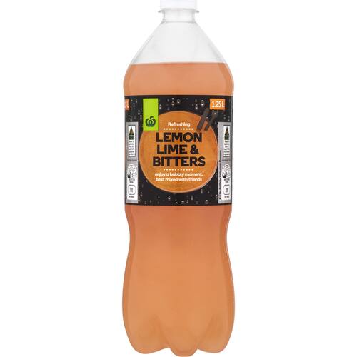 Woolworths Lemon Lime and Bitters 1.25l | bunch