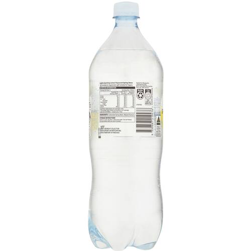 Woolworths Lightly Sparkling Water With Lemon 1.25l | bunch