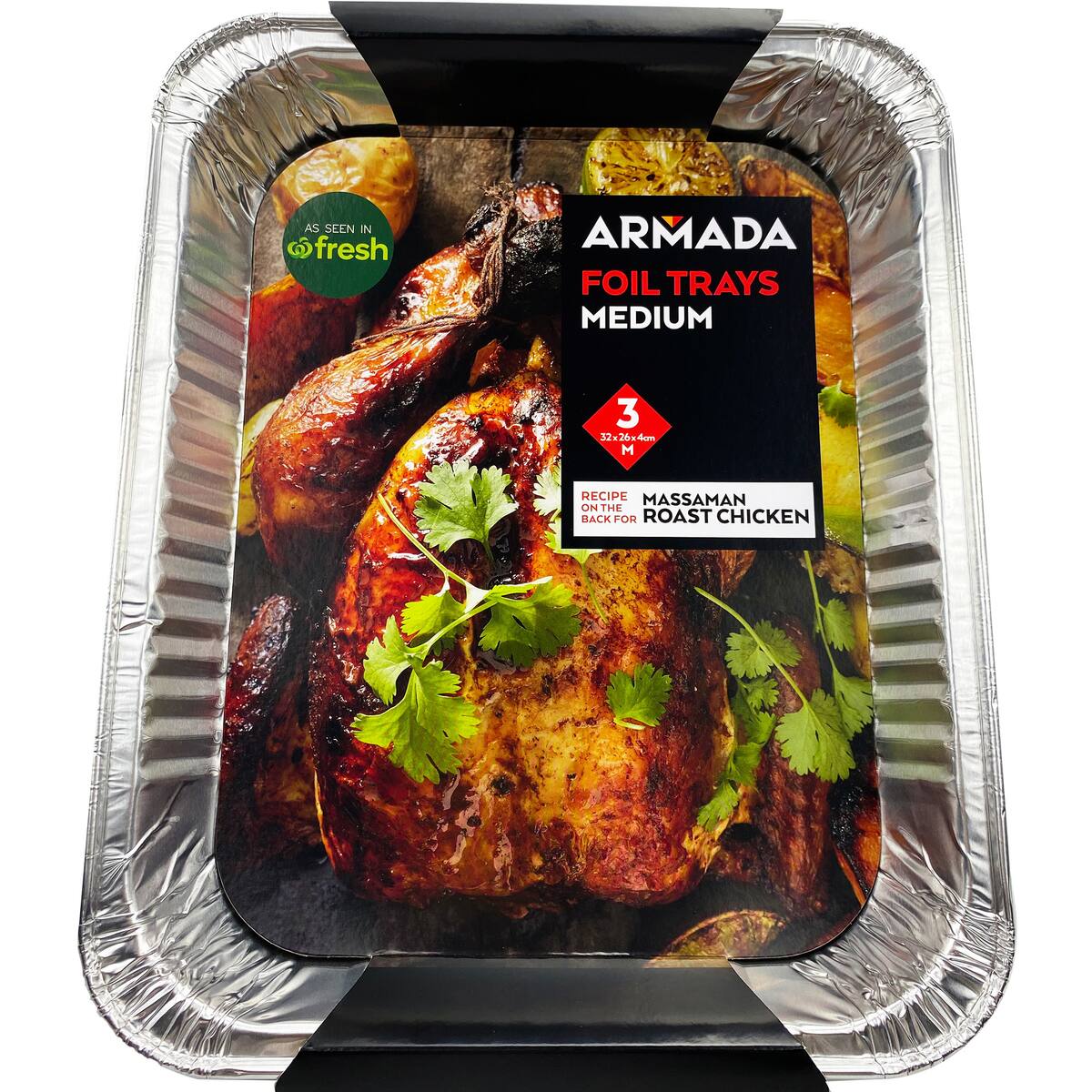 Armada Bbq Foil Trays Medium 3 Pack | bunch