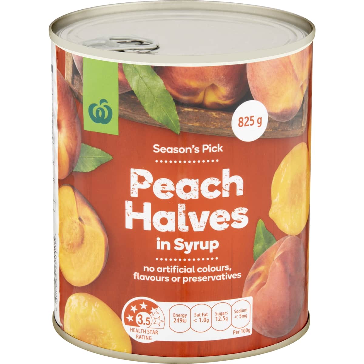 Woolworths Peach Halves In Syrup 825g | bunch