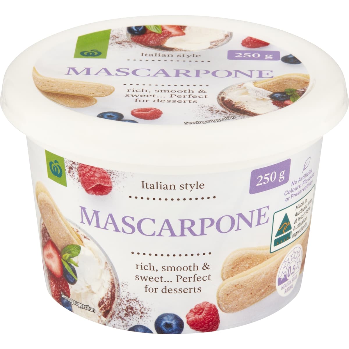 Woolworths Mascarpone 250g | bunch