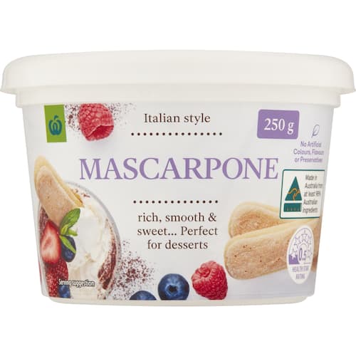 Woolworths Mascarpone 250g | bunch