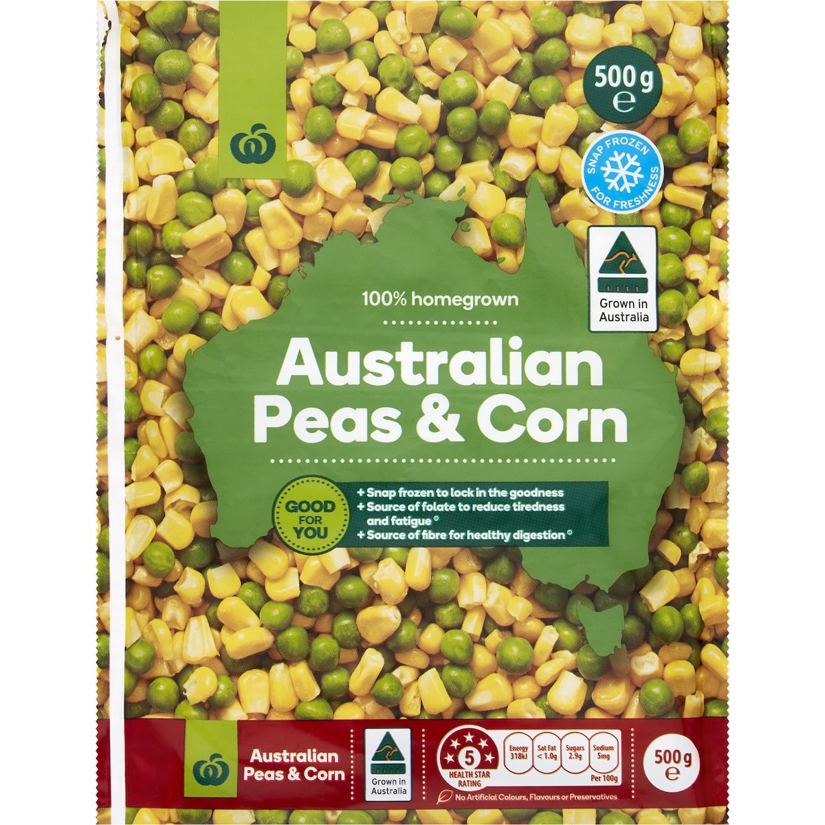 Woolworths Peas and Corn 500g | bunch