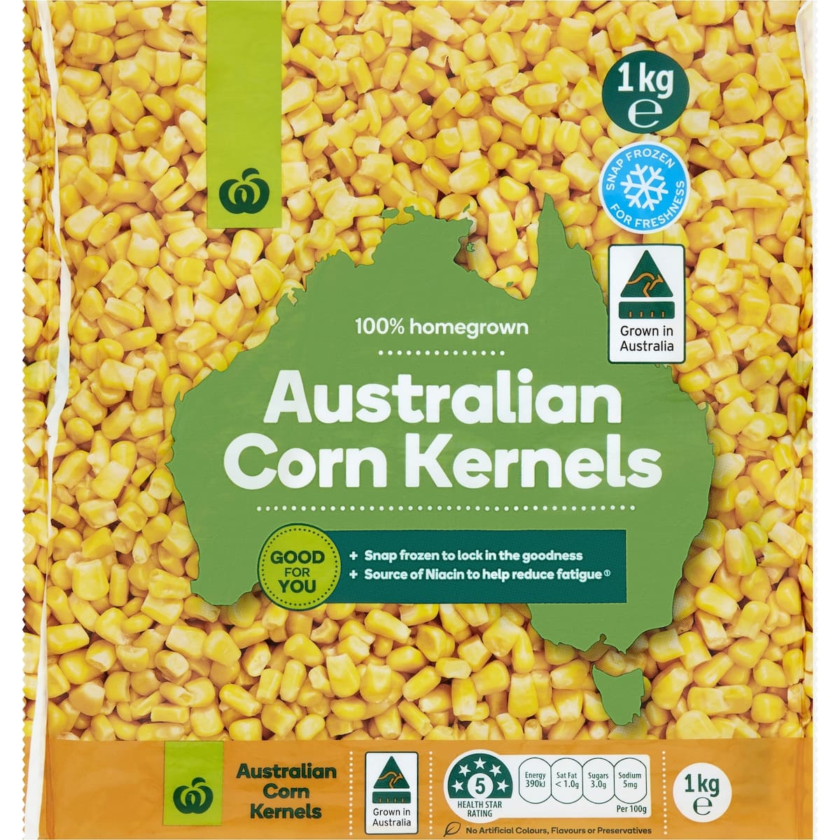 Woolworths Corn Kernels 1kg | bunch