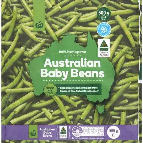 Woolworths Baby Beans 500g | bunch