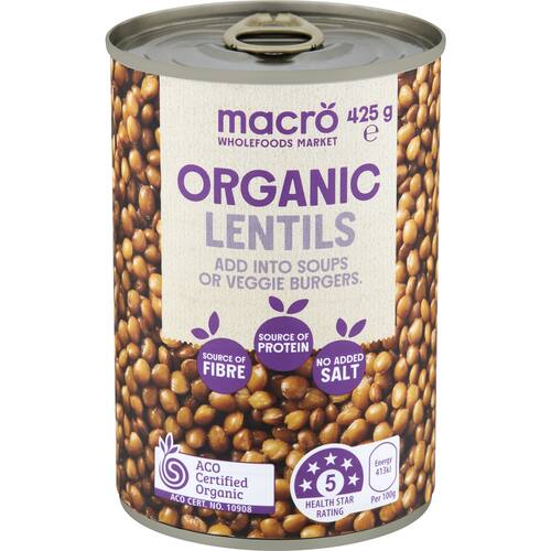 Macro Organic Lentils 425g | bunch