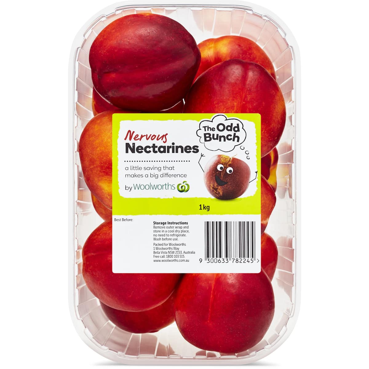The Odd Bunch Yellow Or White Flesh Nectarine Prepack Punnet 1kg | bunch