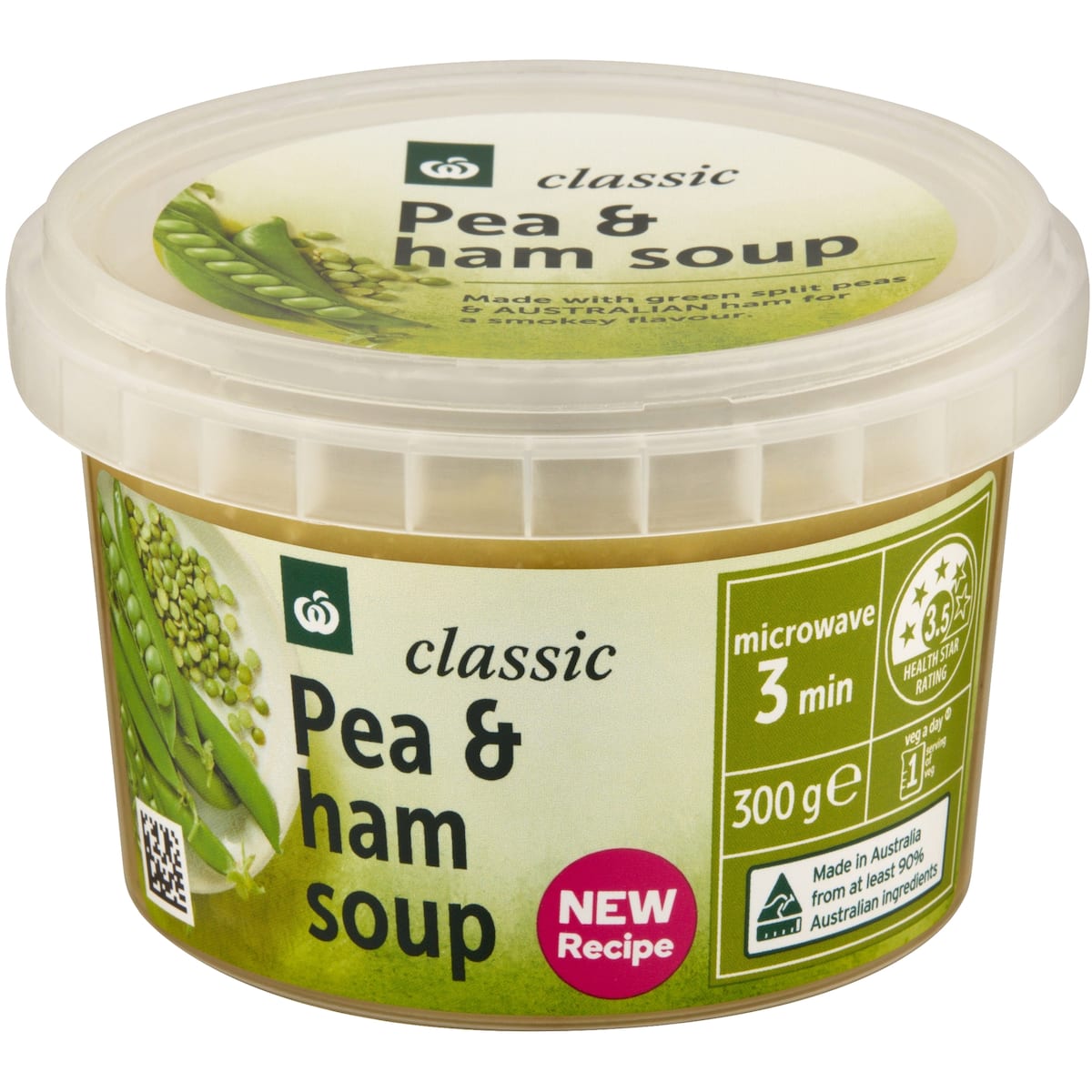 Woolworths Fresh Pea and Ham Soup 300g | bunch