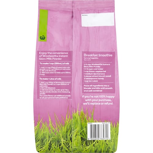 Woolworths Skim Milk Powder 1kg | bunch
