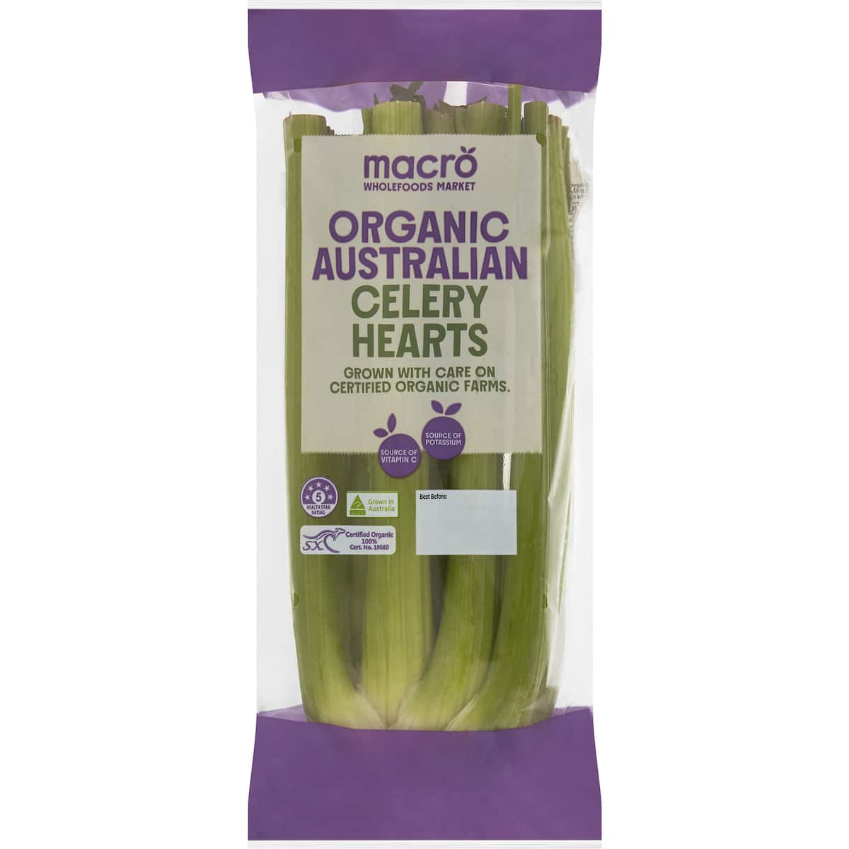 Macro Fresh Celery Heart Organic each | bunch