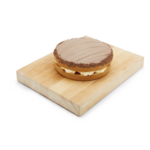 Woolworths Brown Sponge Cake Iced With Fresh Cream & Jam Each | Woolworths