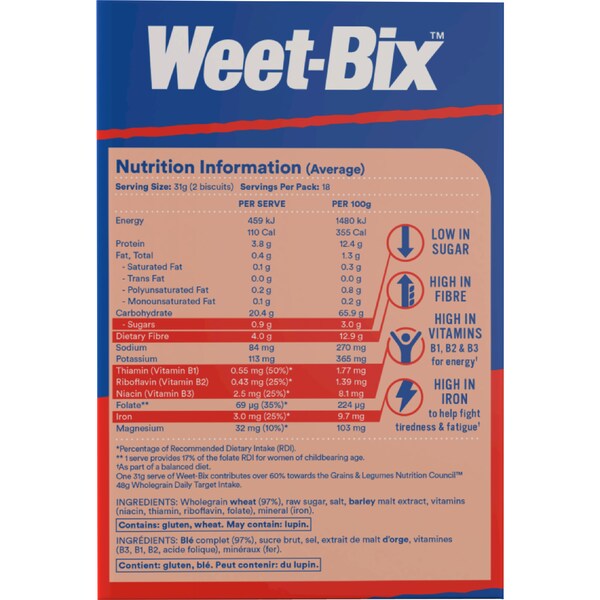 Weet - Bix Breakfast Cereal 575g | Woolworths