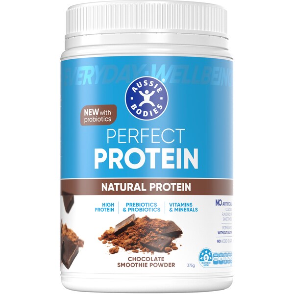 Aussie Bodies Perfect Protein Chocolate 375g | Woolworths