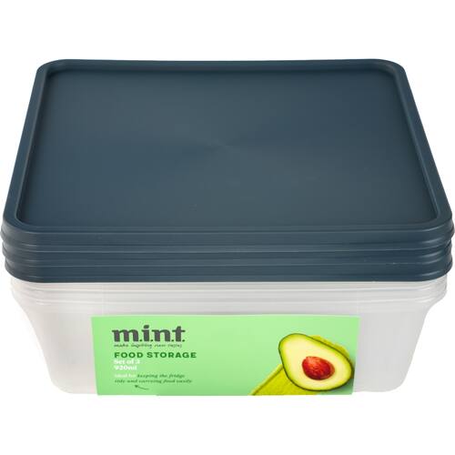 MINT Food Storage Containers 920mL 3 pack | bunch