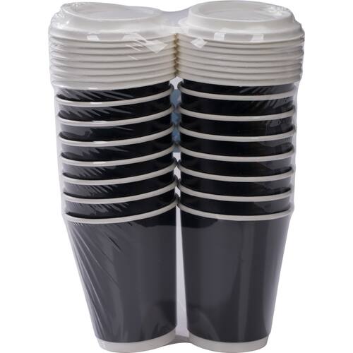Armada Coffee Cups With Lids 16 pack | bunch