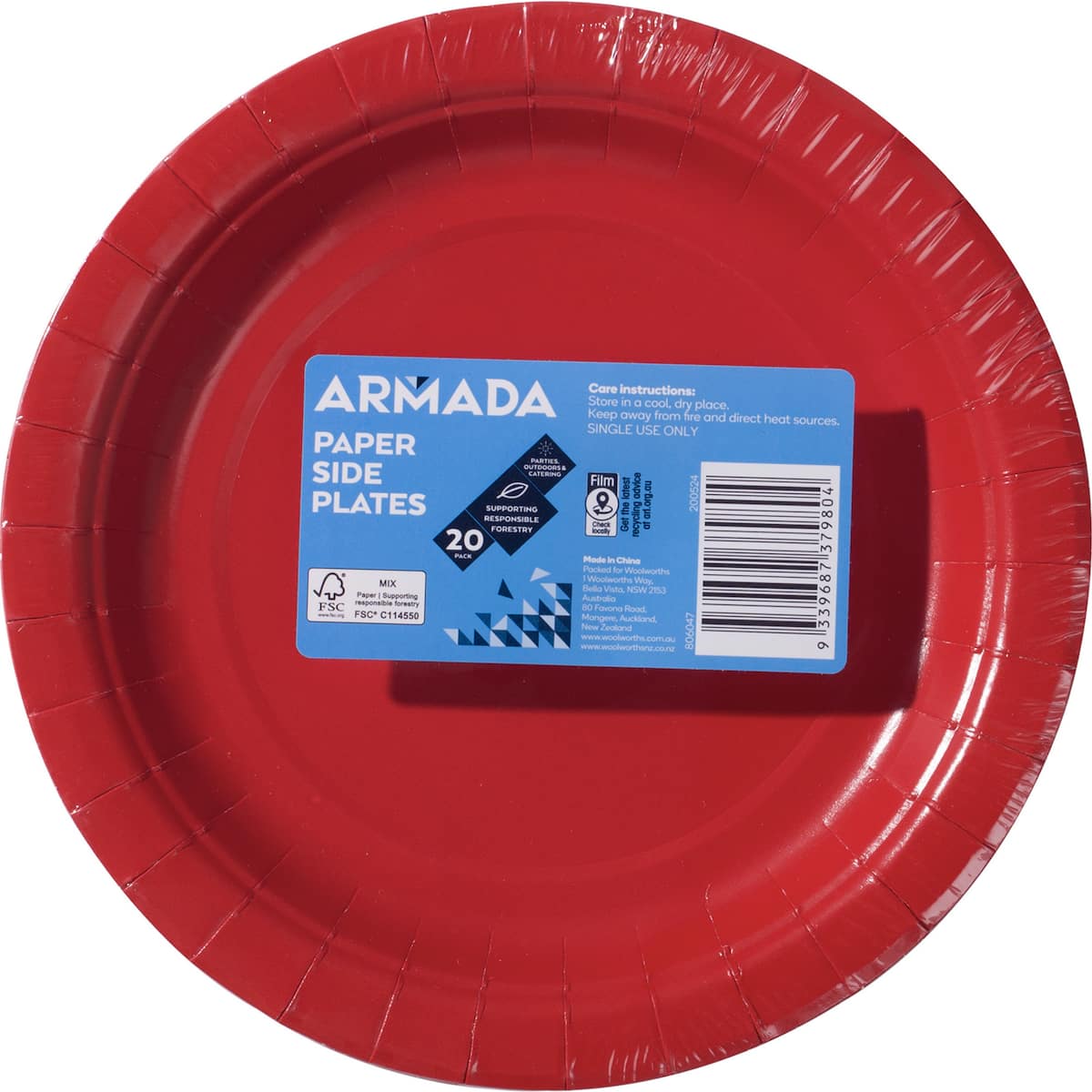 Armada Paper Side Plates Coloured Assorted 20 pack | bunch