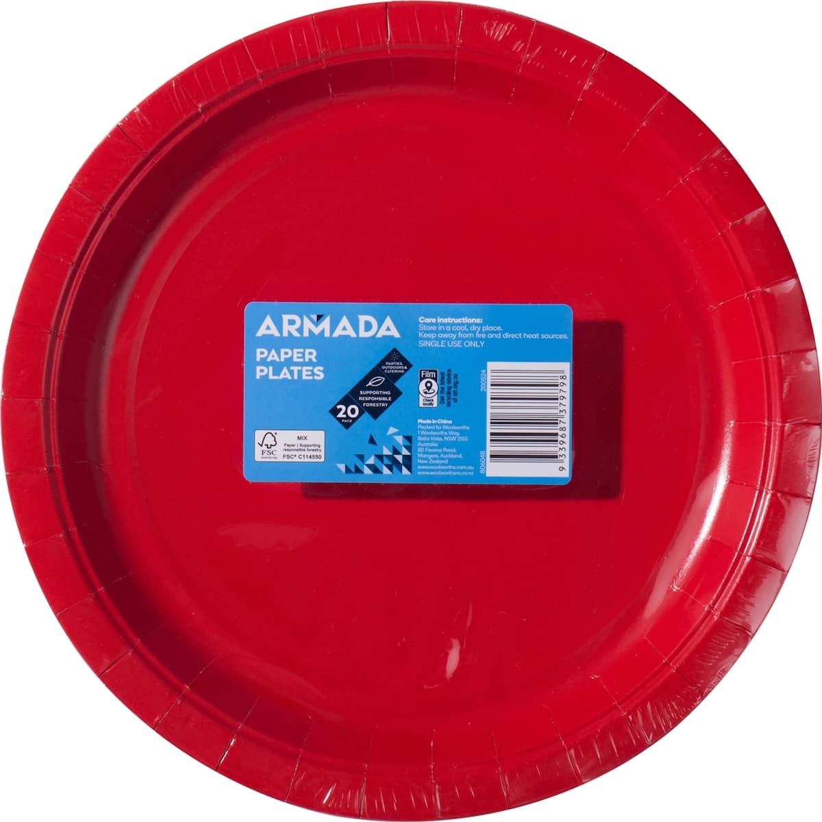 Armada Paper Plates Coloured Assorted 20 pack | bunch