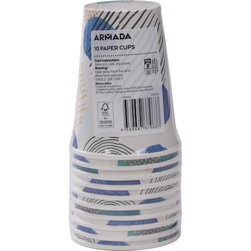 Armada Paper Cups Circle 10 pack | bunch