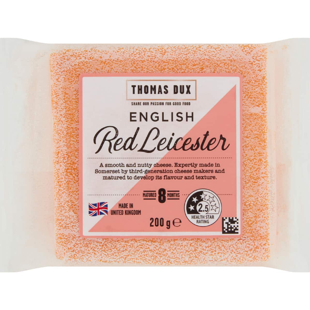 Thomas Dux English Red Leicester 200g | bunch
