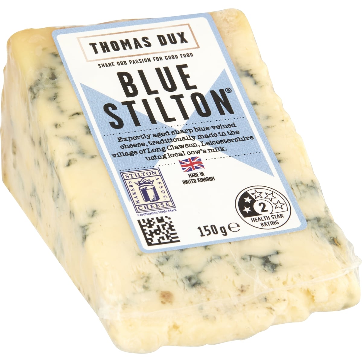 Thomas Dux Blue Stilton 150g | bunch