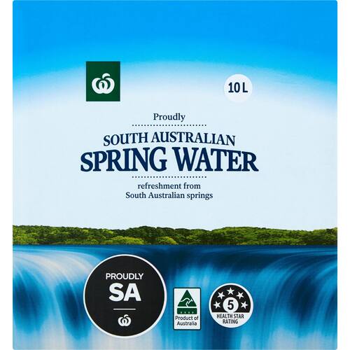 Woolworths Spring Water Bag In Box 10L | bunch