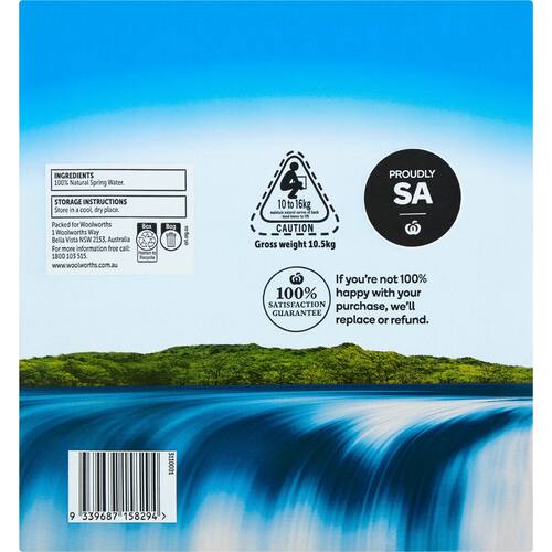 Woolworths Spring Water Bag In Box 10L | bunch