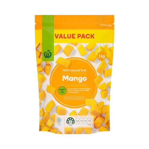 Woolworths Frozen Mango 1kg | bunch