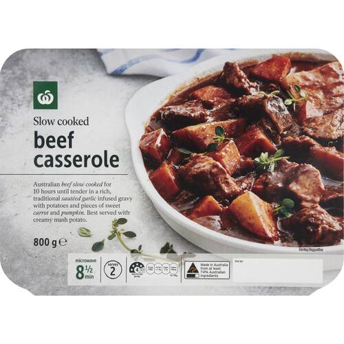Woolworths Beef Casserole 800g | bunch