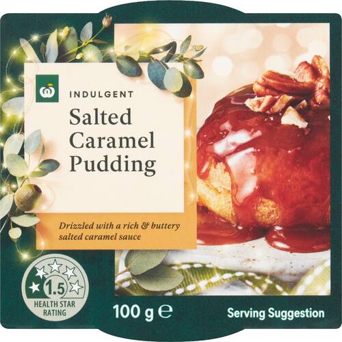 Woolworths Salted Caramel Pudding 100g | bunch