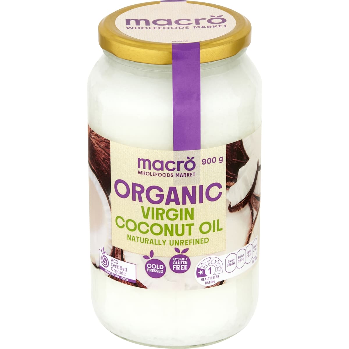 Macro Organic Coconut Oil 900g | bunch
