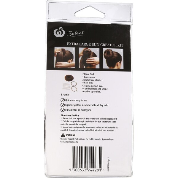 Woolworths Select Bun Creator Kit Extra Large (7 Piece Pack) Each ...