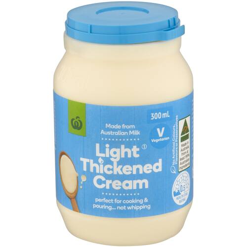 Woolworths Light Thickened Cream 300ml | bunch