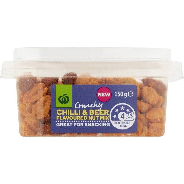 Woolworths Snack Pot Nut Mix Chilli & Beer Flavour 150g | Woolworths
