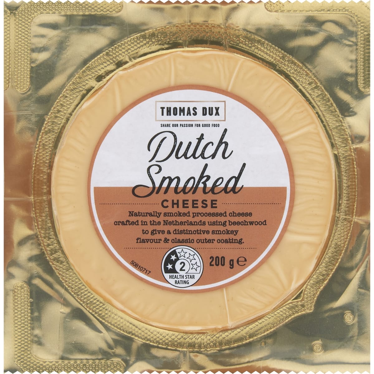 Thomas Dux Dutch Smoked Cheese 200g | bunch