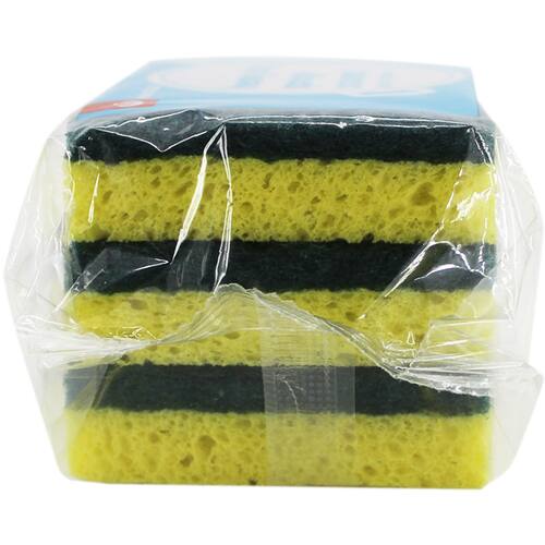 Essentials Heavy Duty Sponge Scourer 3 Pack | bunch