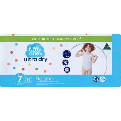 Little Ones Roamer Nappy 36pk | bunch