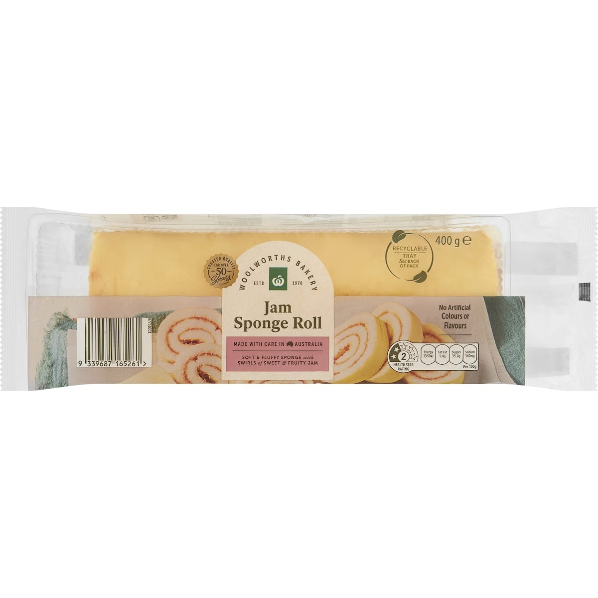 Woolworths Jam Sponge Roll 400g | bunch