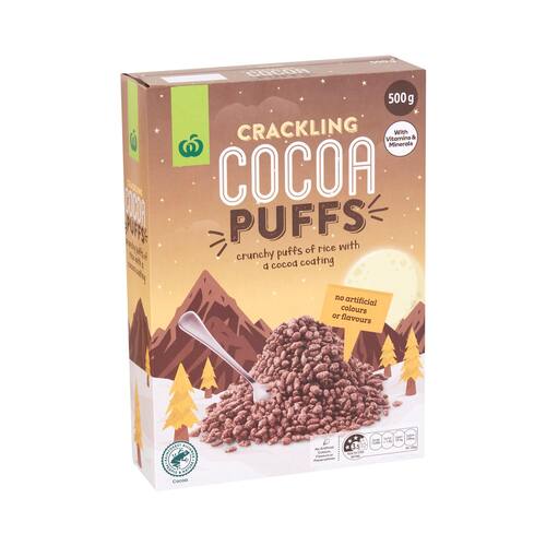 Woolworths Cocoa Puffs 500g | bunch