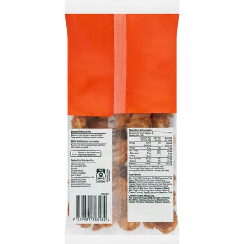 Woolworths BBQ Flavoured Rice Wheels 140g | bunch