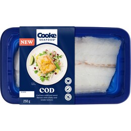Cooke Seafood Cod 250g | Woolworths