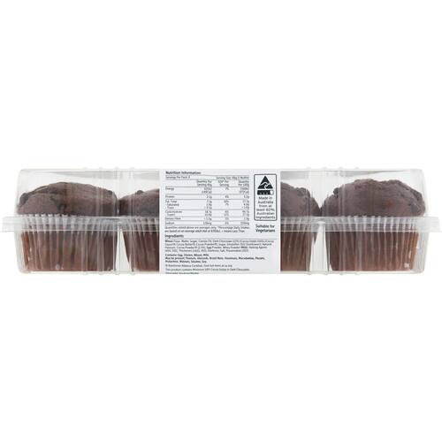 Woolworths Mini Double Choc Muffins 8 Pack | bunch